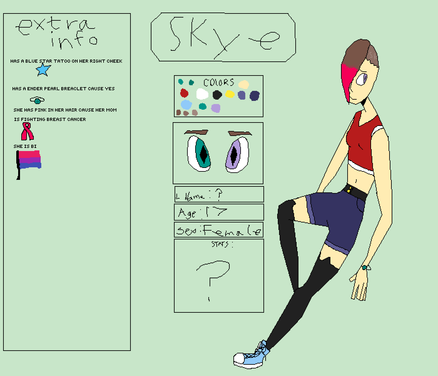 Editing skye character sheet - Free online pixel art drawing tool ...