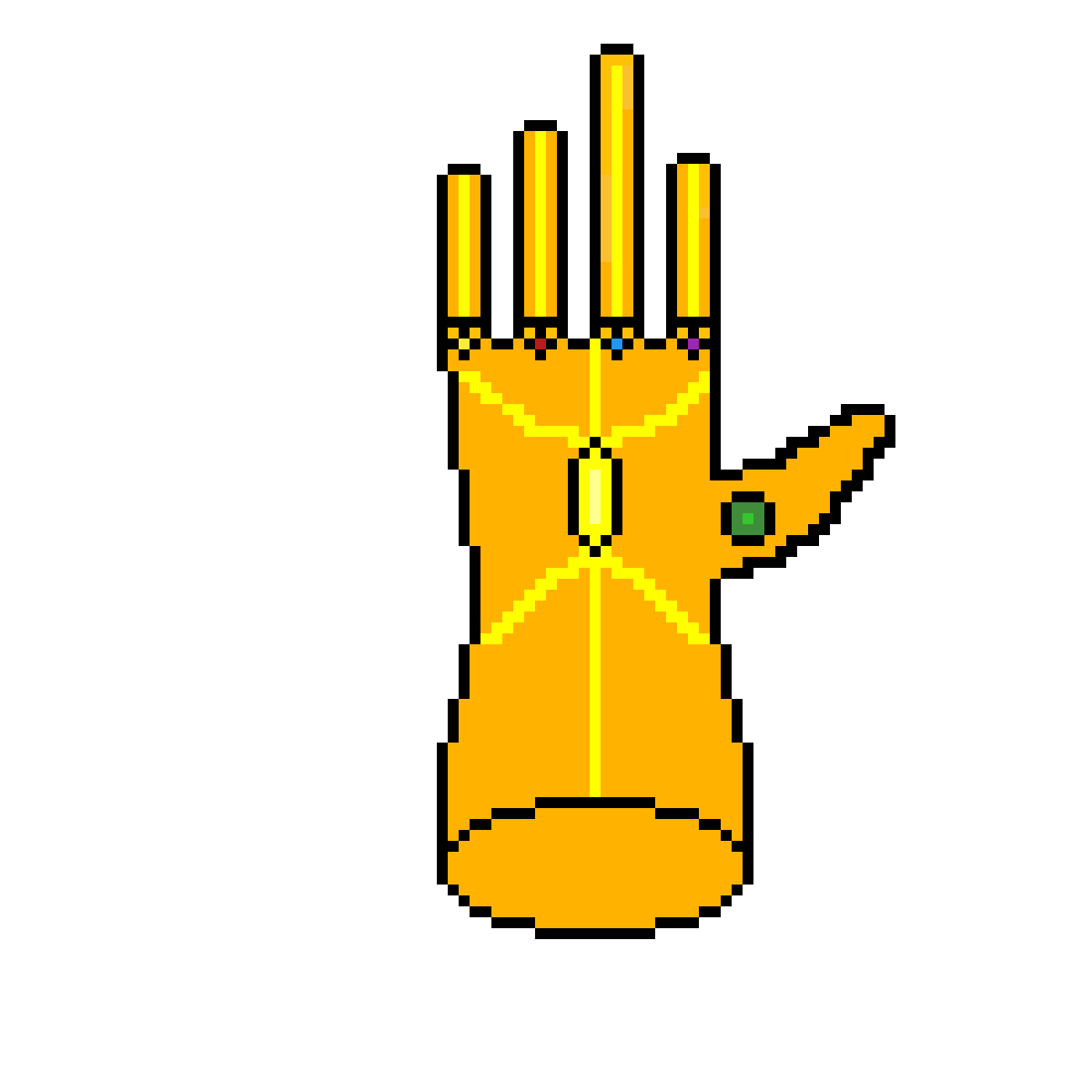 Pixilart - Infinty gauntlet by Randomart-maker