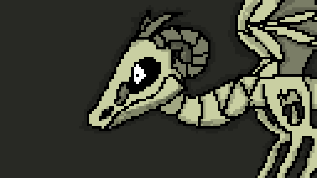 Pixilart - Skeleton Dragon by AdreaneDragon
