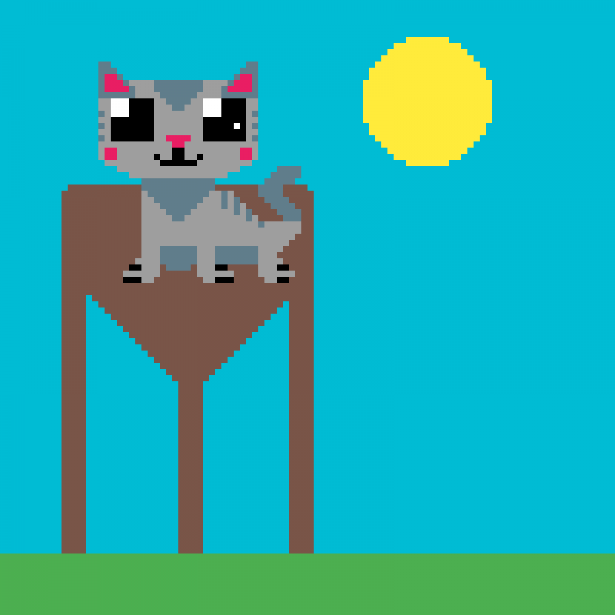 Editing Cat - Free online pixel art drawing tool - Pixilart
