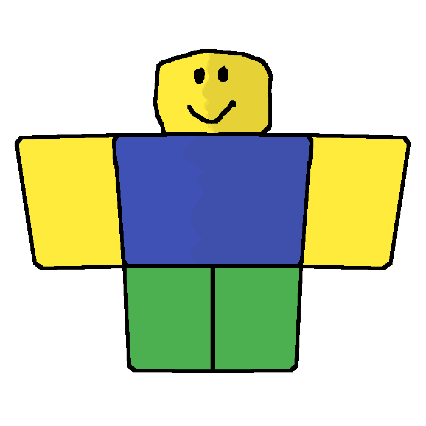 Editing Roblox noob - Free online pixel art drawing tool - Pixilart