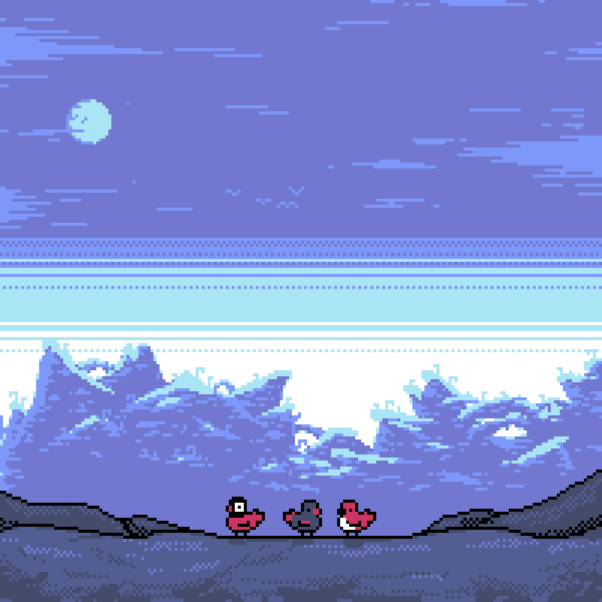 Pixilart - Ice Birds by Grubble