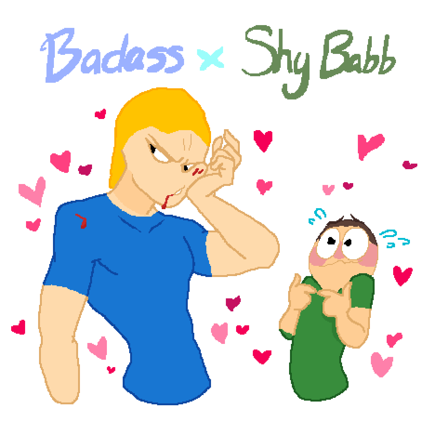 Pixilart - couple bases by Aoi-kanzaki