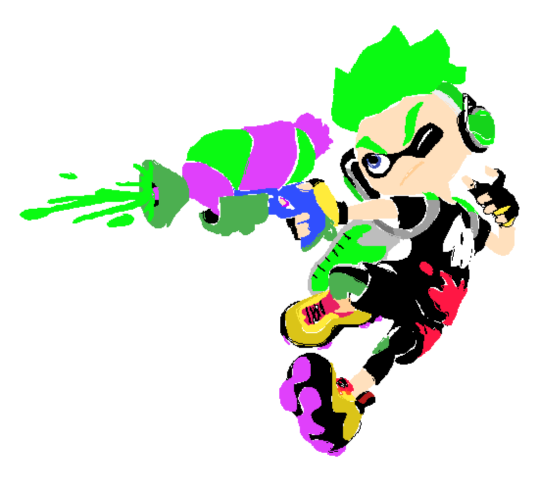 Editing Inkling boy - Free online pixel art drawing tool - Pixilart