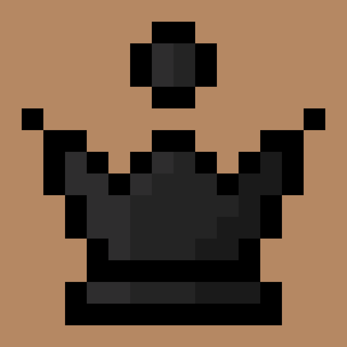 Pixilart - Black Pixel Queen by JoPe158