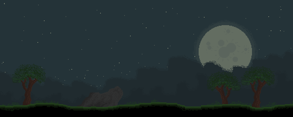 Pixilart - Nighttime by darkstar