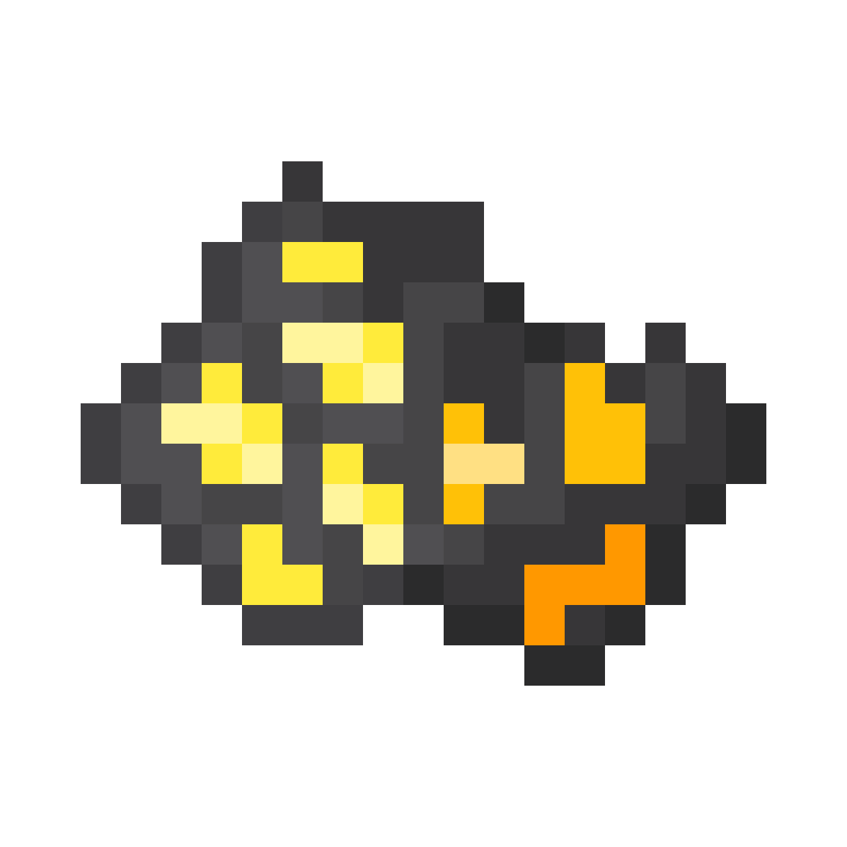 Pixilart - Gold Ore by Vernon