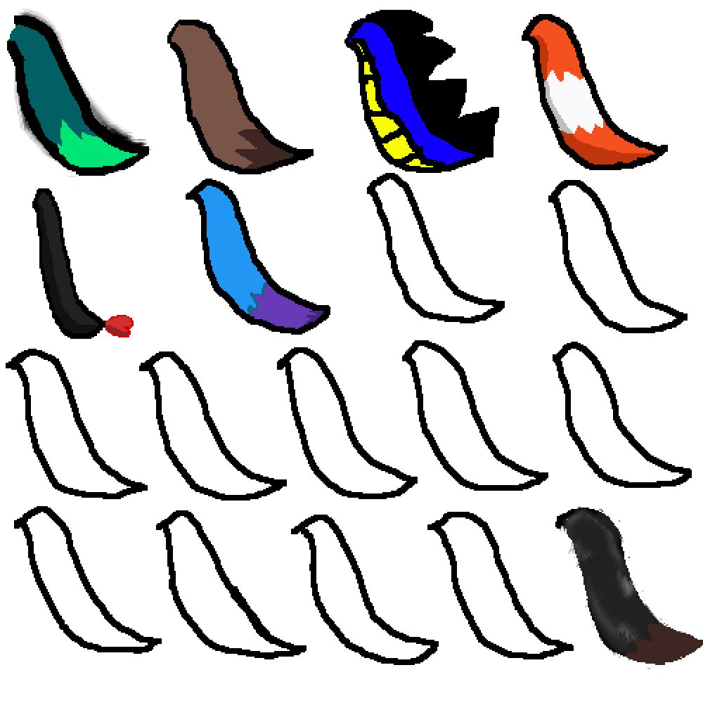 Editing Tails - Free online pixel art drawing tool - Pixilart
