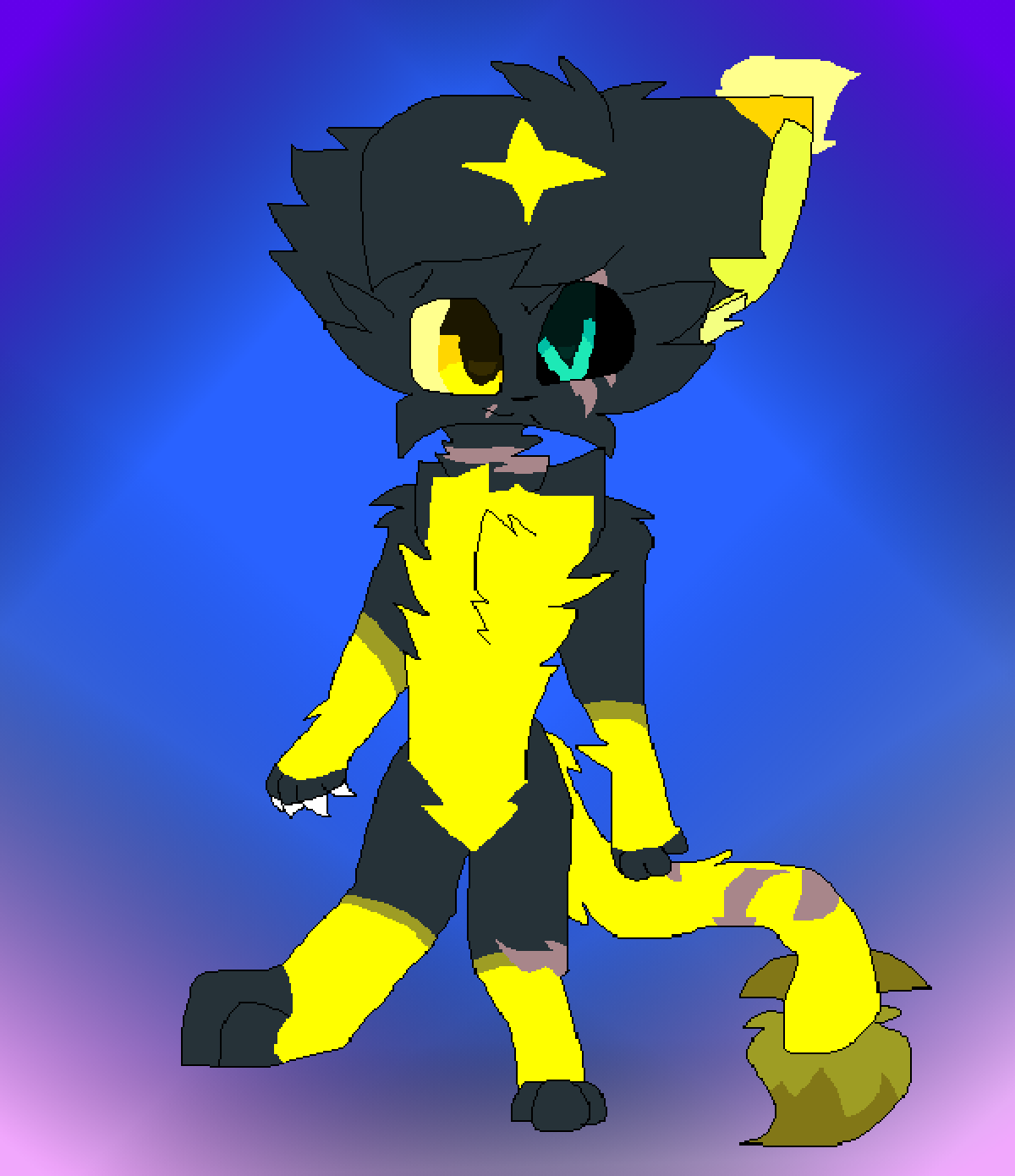 Pixilart - fursona/oc thing by ShirMogo9640