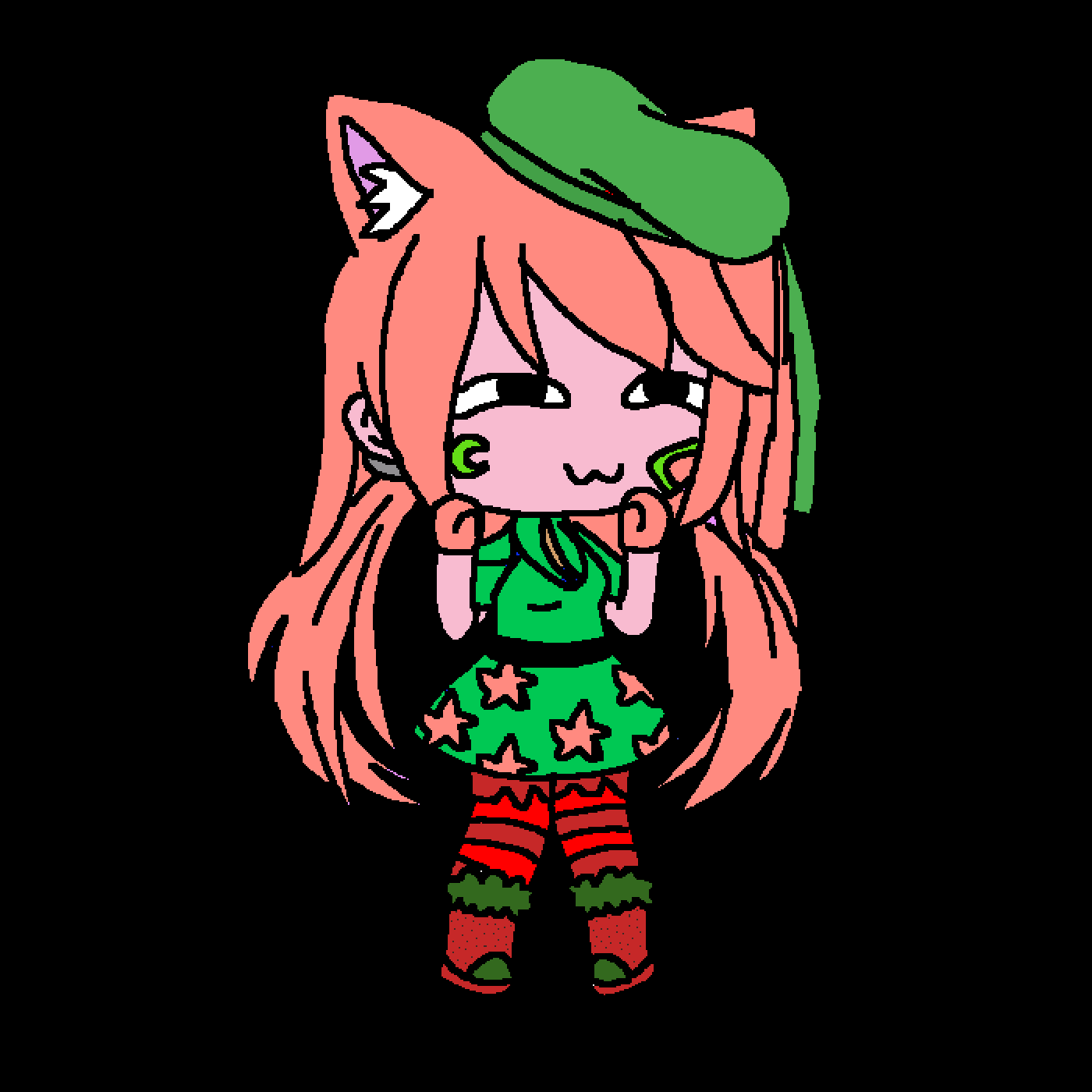 Editing Strawberry shortcake - Free online pixel art drawing tool ...