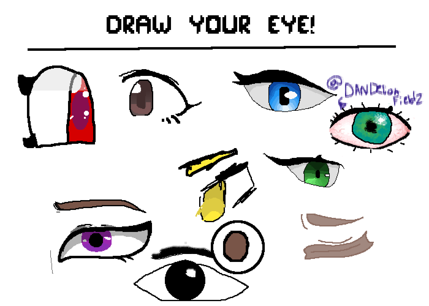 Pixilart - Draw Your Eye by Fire-Nation