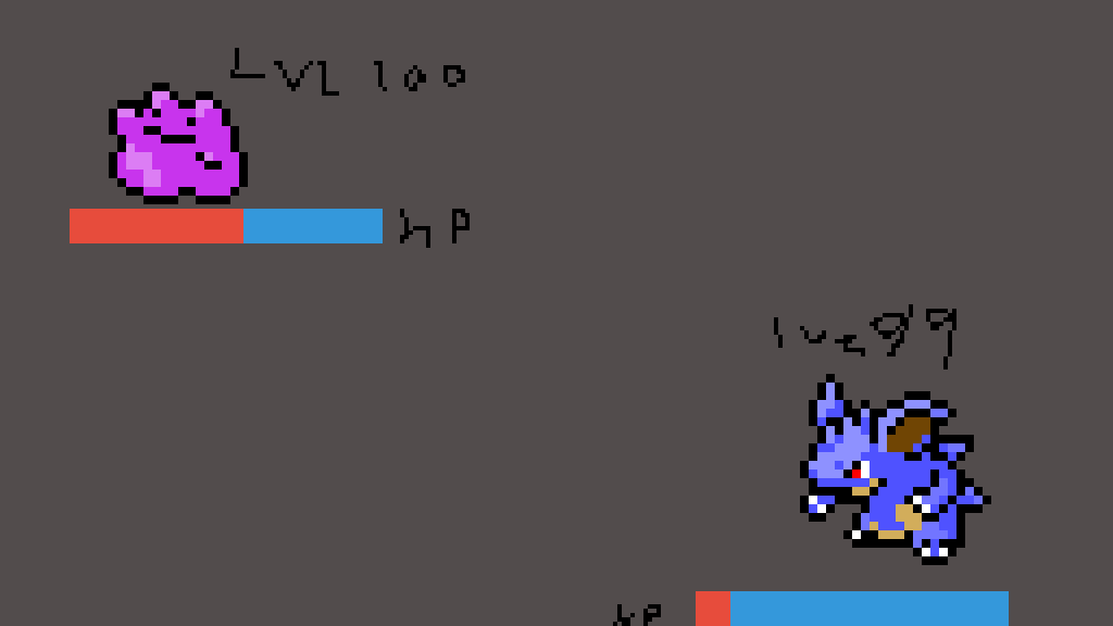 Pixilart - pokemon battle by skyler11777