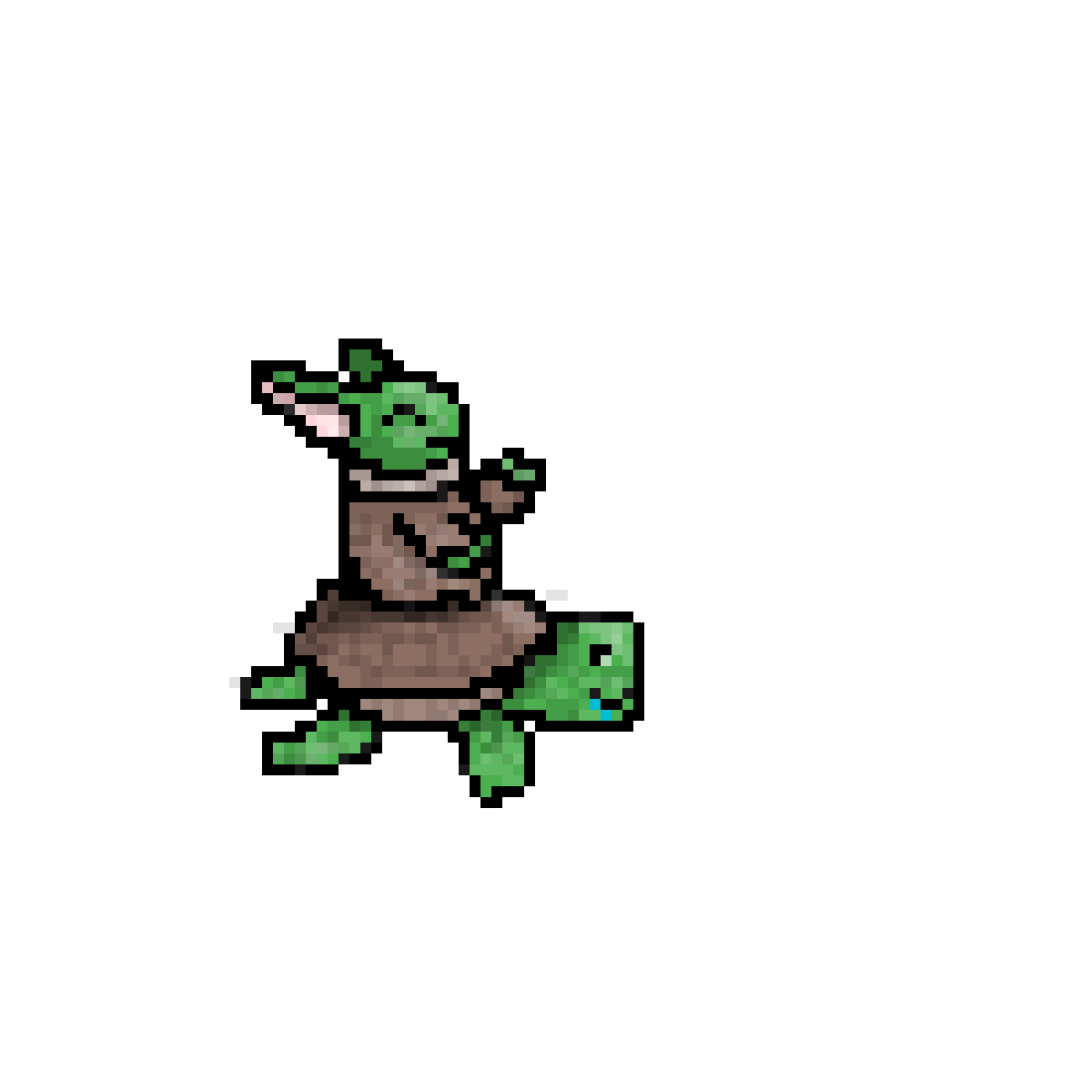 Pixilart - Baby yoda and Turtle by MrTurtle200
