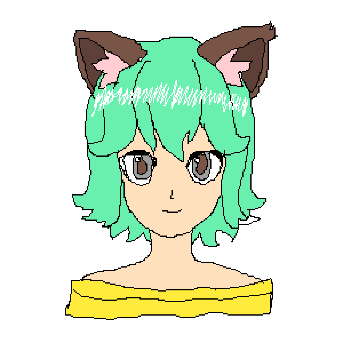 Editing Anime Cat Base - Free online pixel art drawing tool - Pixilart