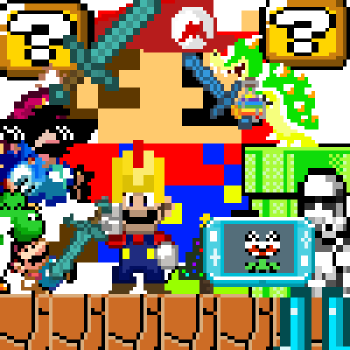 Pixilart - mario by iggy101