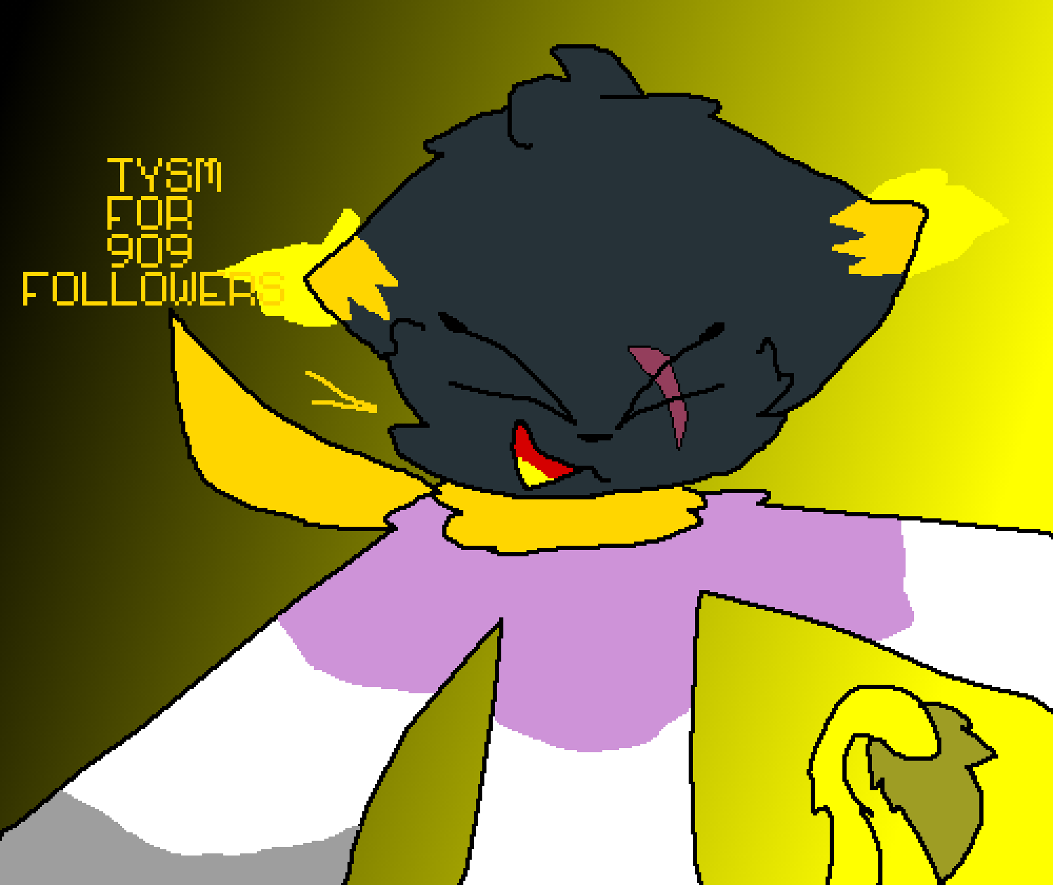 Pixilart - TYSM FOR 909 FOLLOWS by ShirMogo9640