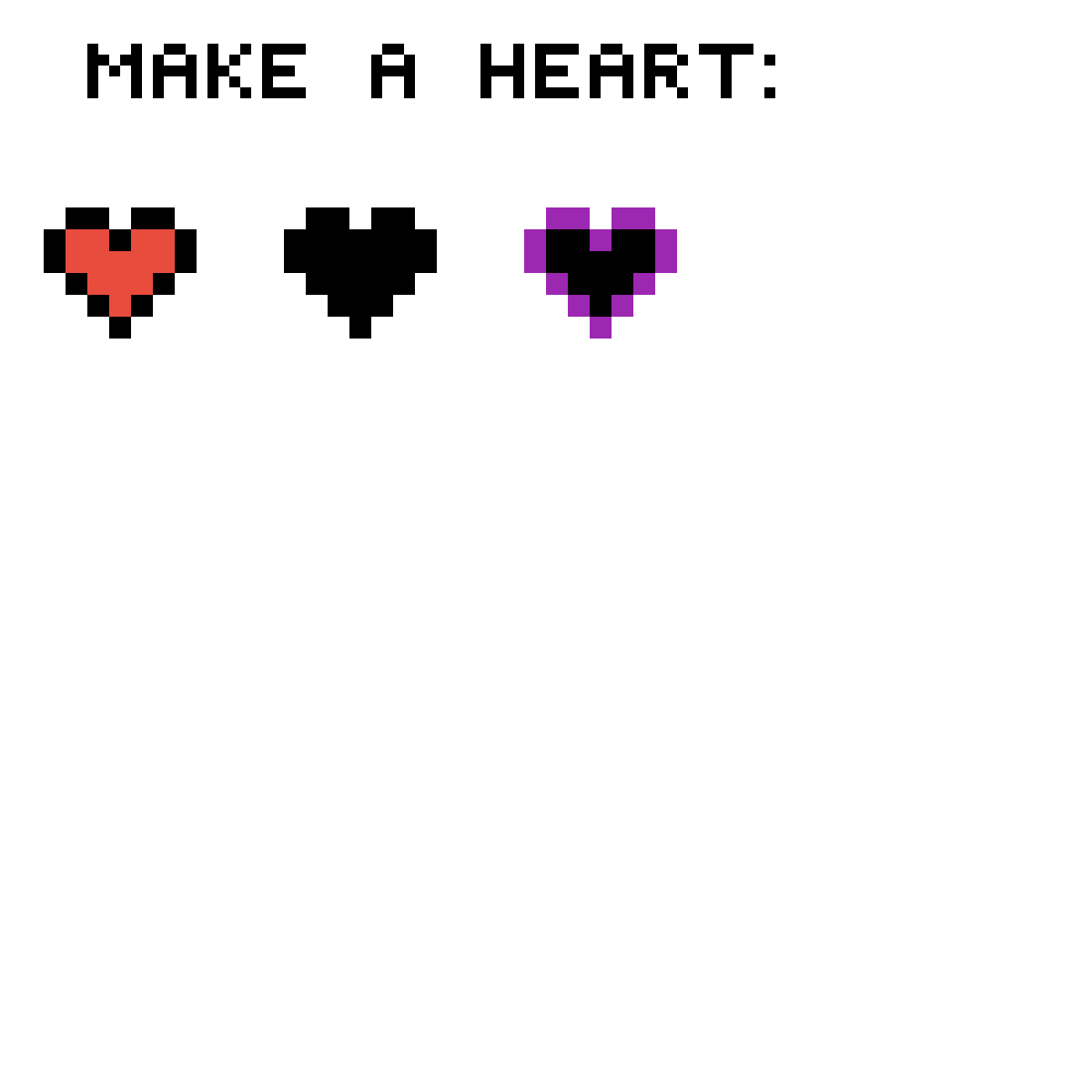 Pixilart - Make a heart by OMG-its-Billie