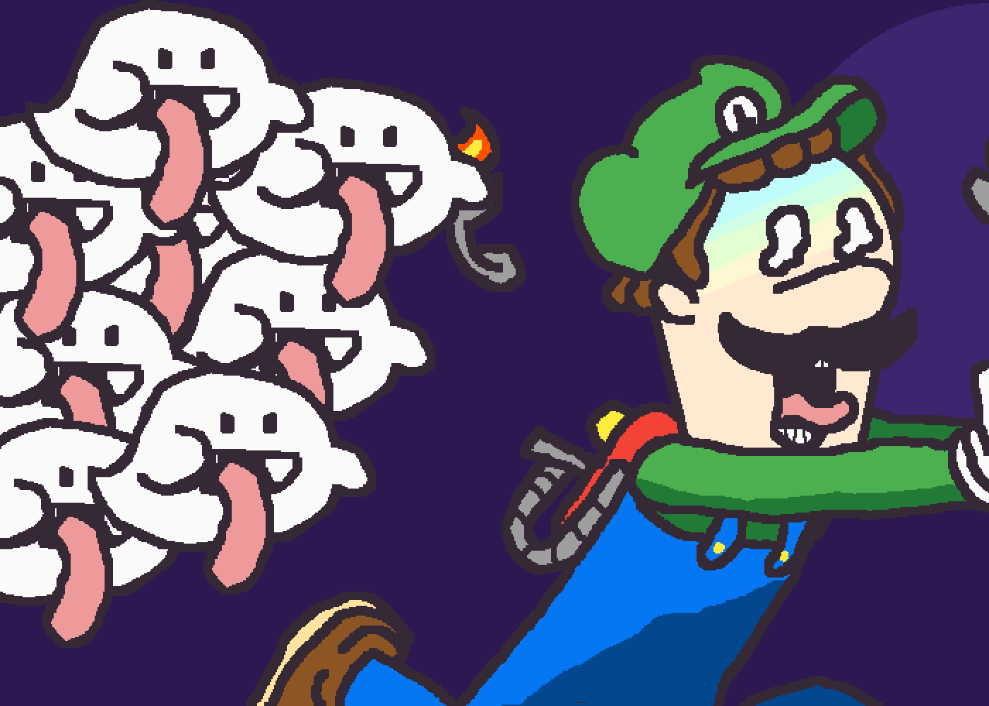 Pixilart - luigi by Bruhmomentgamer