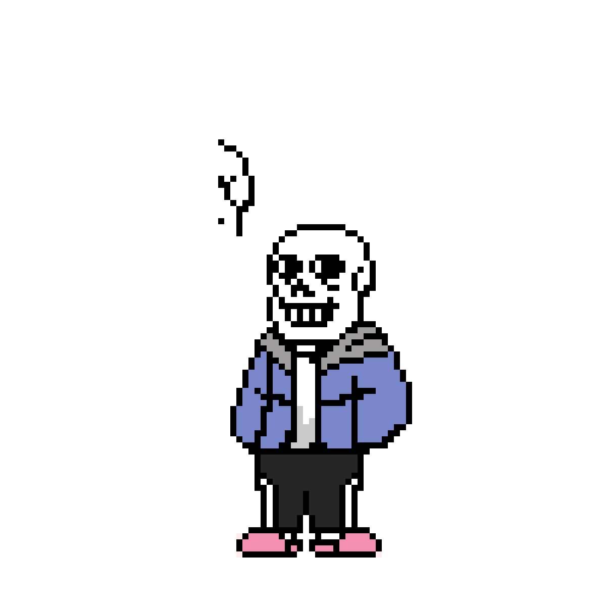 Pixilart - Sans Sprite Update by MrLFG