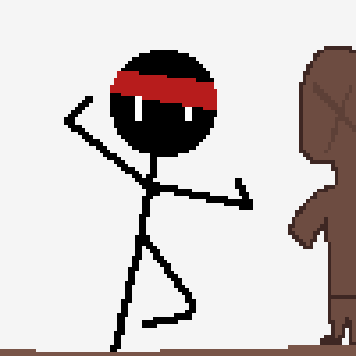 Pixilart - Karate Stickman by DeadPoolDuckie