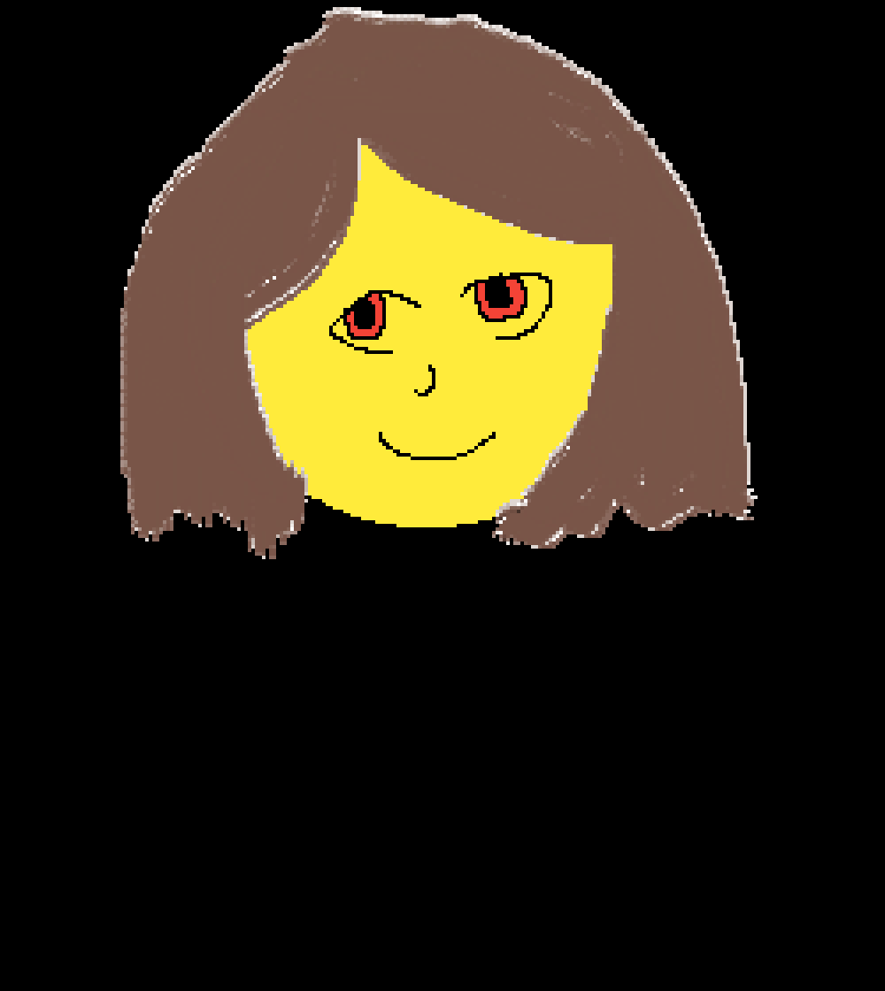 Pixilart - Frisk head by Inkyjam