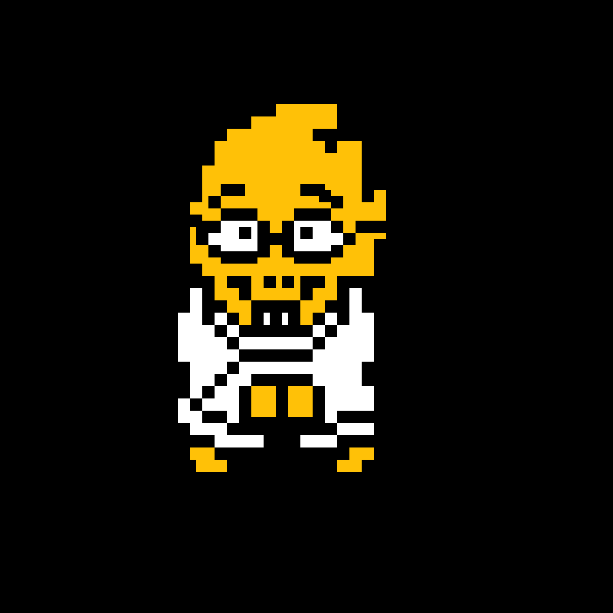 Pixilart - Alphys! ((Super off sprite)) by pokesonic1991