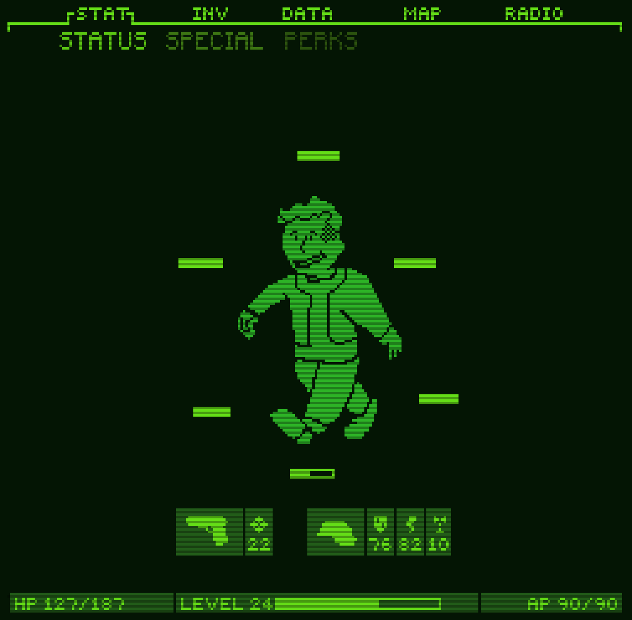Pixilart - Pip Boy by KingOfPeasants