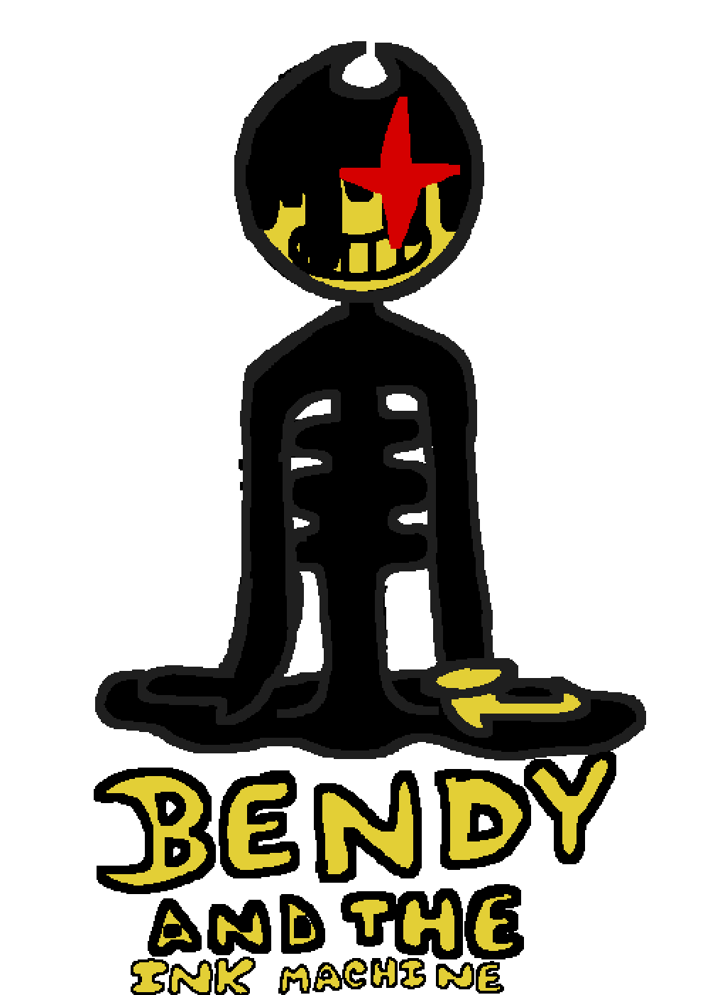 Pixilart - Ink Bendy Emerging by Henry-L-Smith