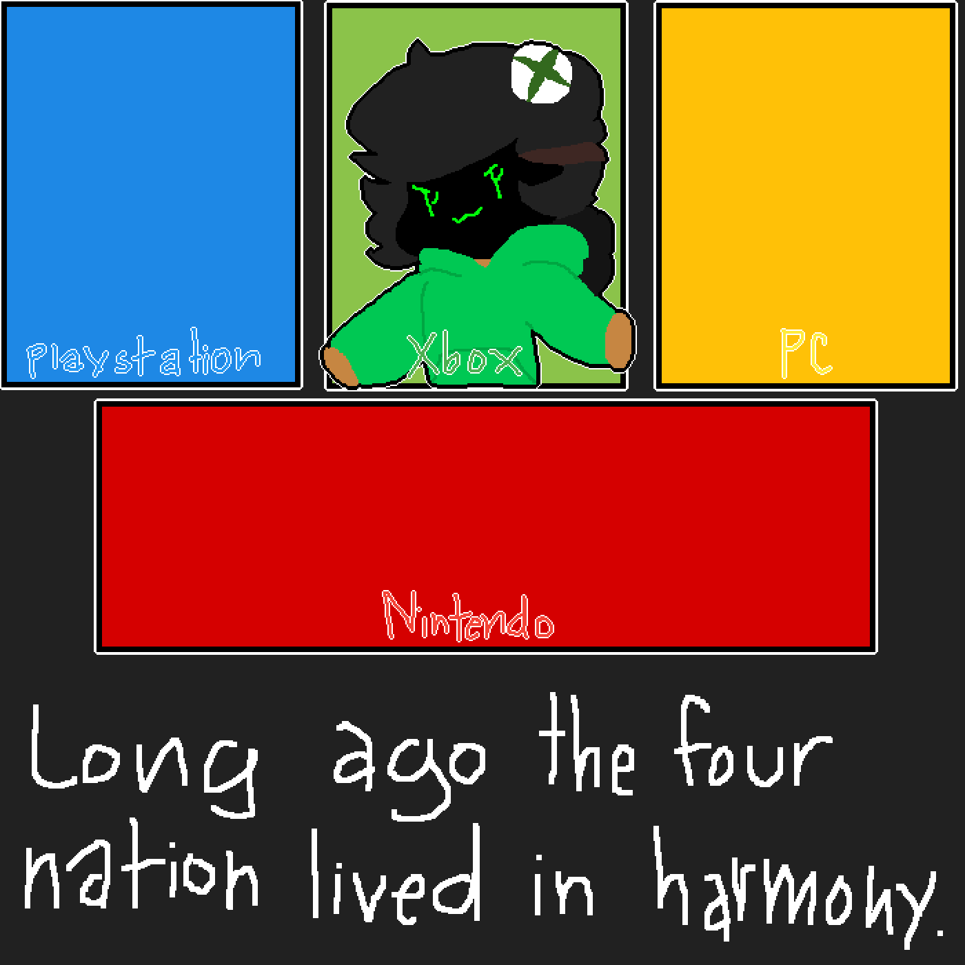 Pixilart - playstation,Xbox,PC,nintendo collab by Vessel