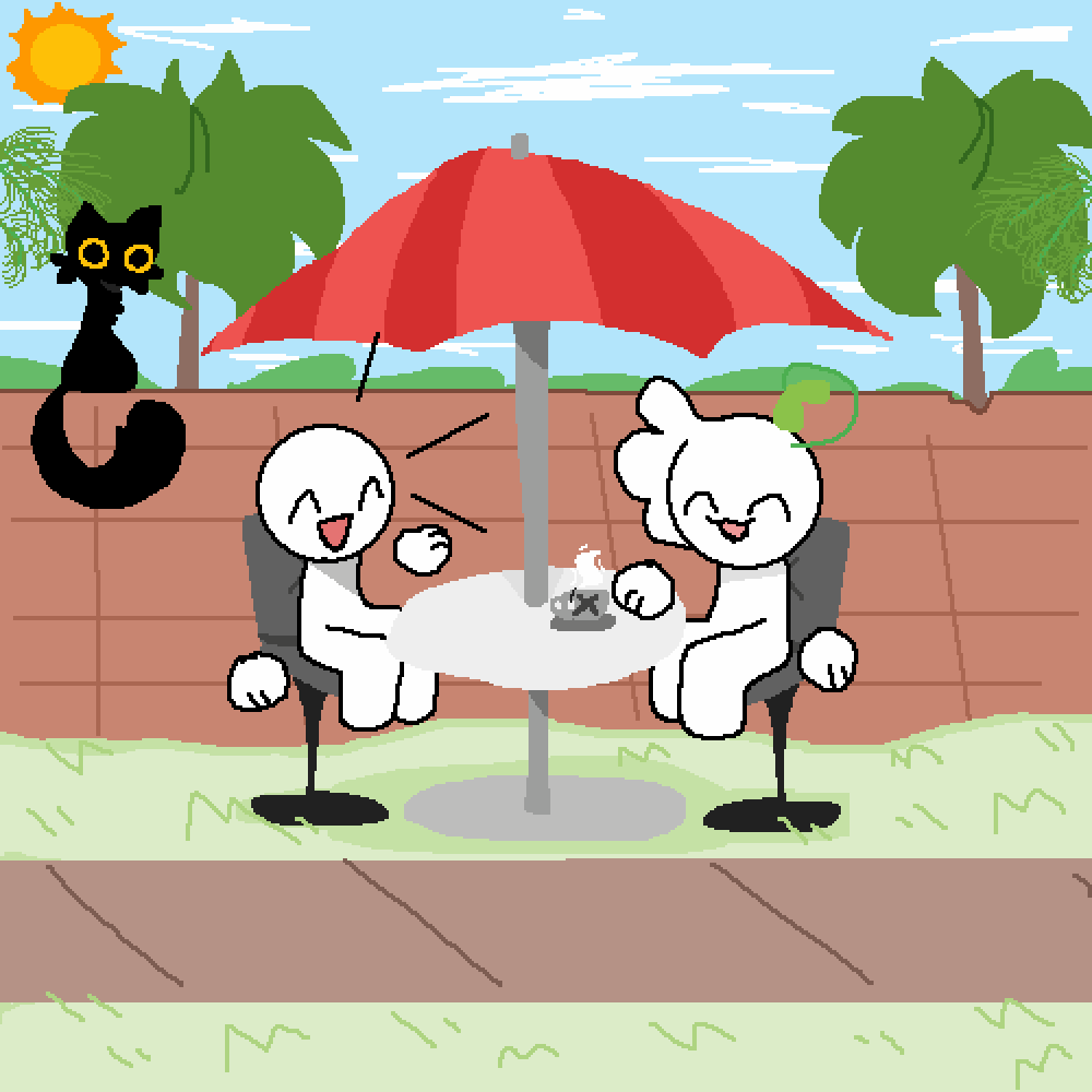 Pixilart - Hanging out gif by Lemonflower