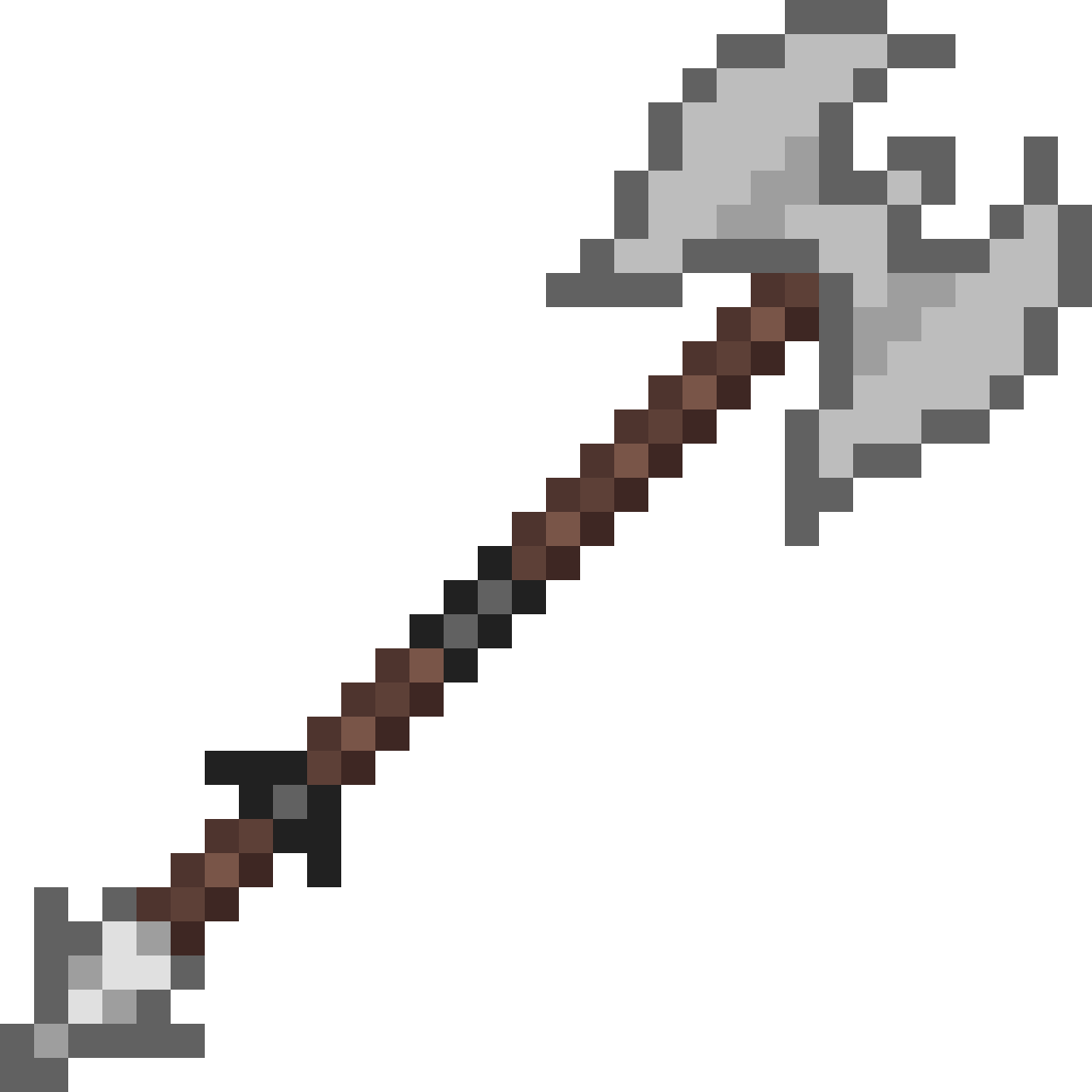 Pixilart - Iron Battle Axe by Keiler1369