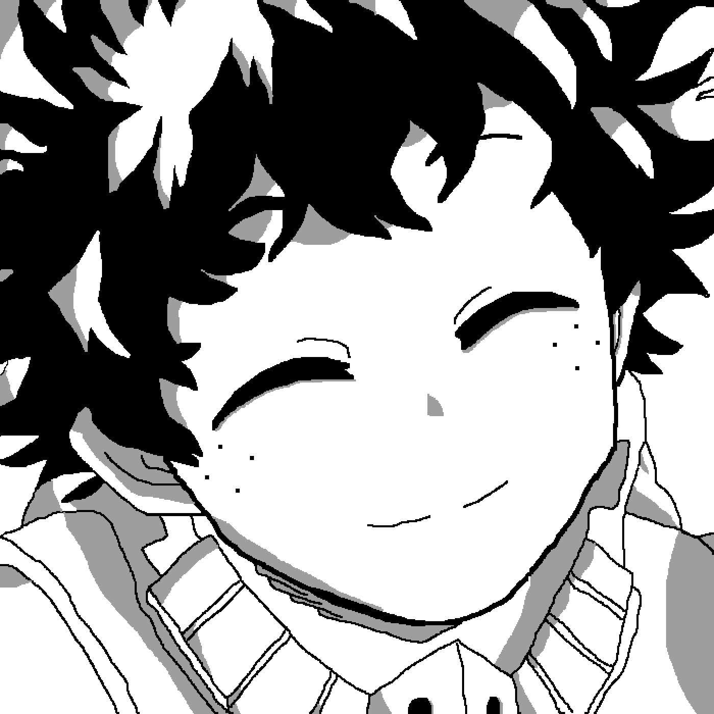 Pixilart - Deku base by Alcarachy222