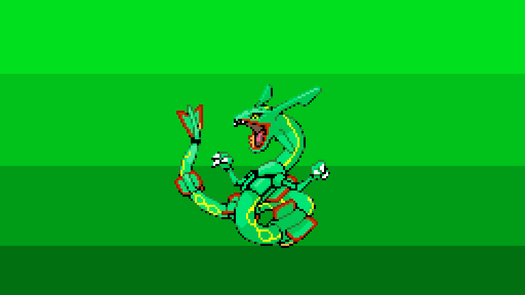 Pixilart - Rayquaza by PixelArt-Champ