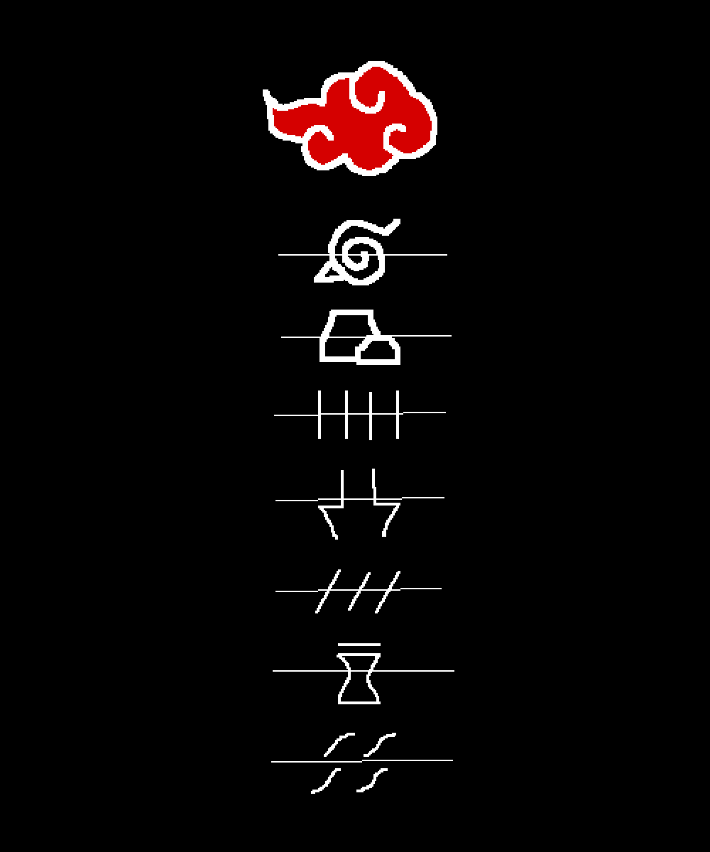 Pixilart - akatsuki by hyperrrr