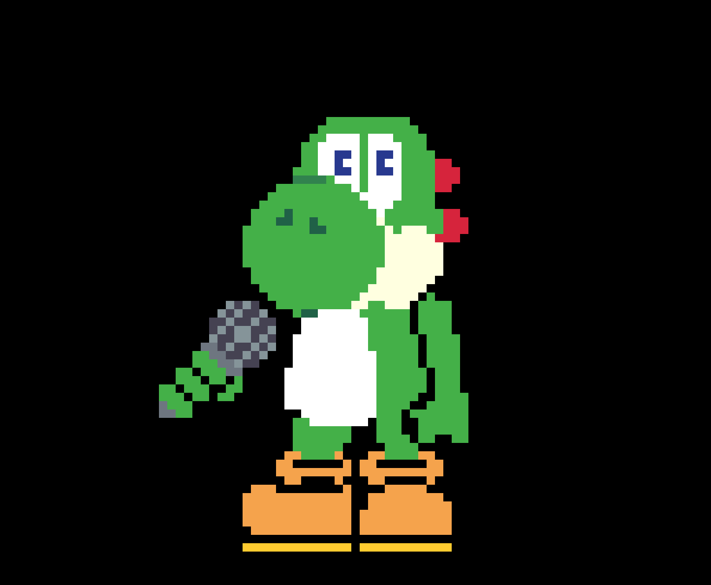 Pixilart - Yoshi fnf sprite by i-am-the
