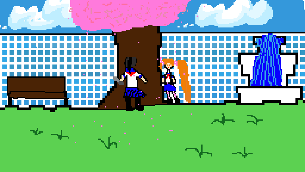 Editing Yandere Sim - Free online pixel art drawing tool - Pixilart