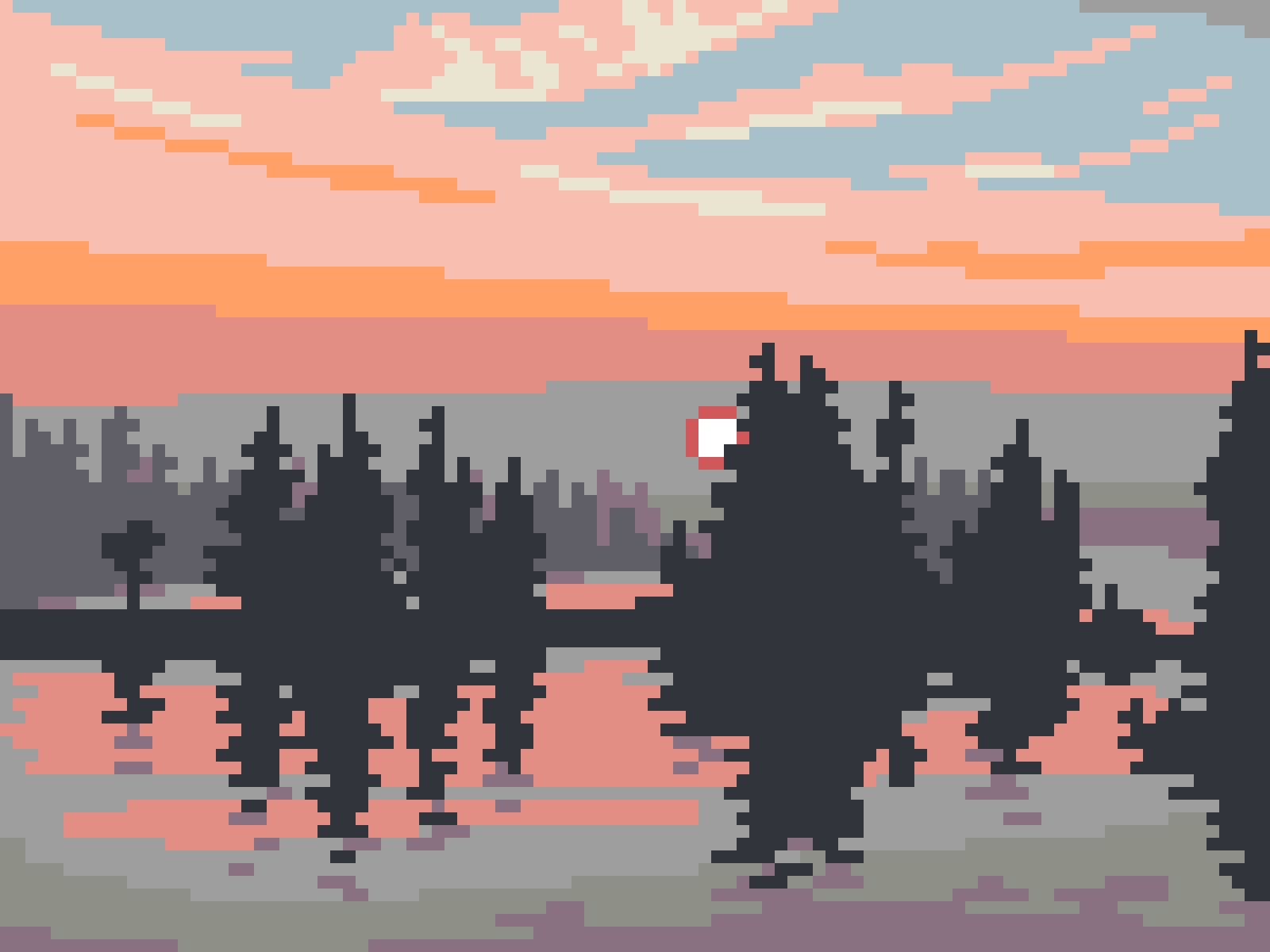 Pixilart - Under a Red Sun by 8-bit-adventure