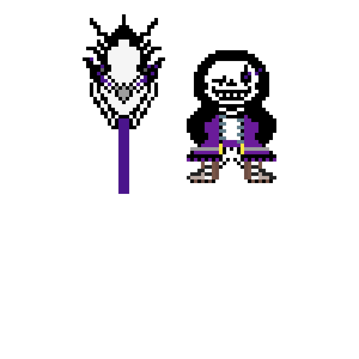 Pixilart - Epic sans Epic blaster by DD-sans