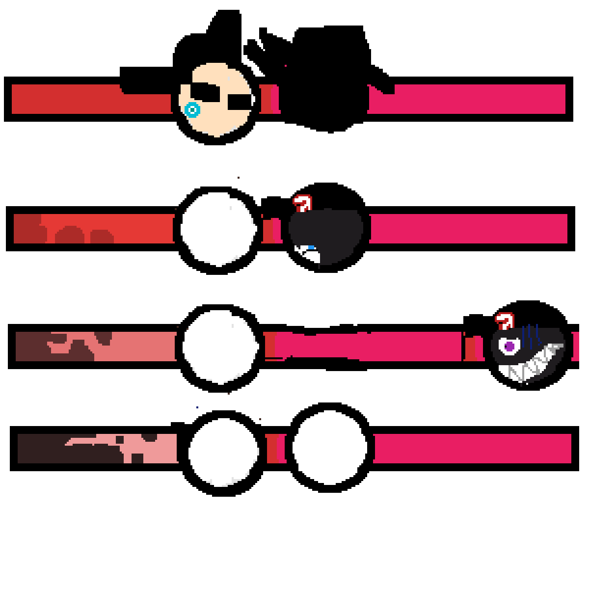 FNF divided mod by Kirbywithagun - Pixilart