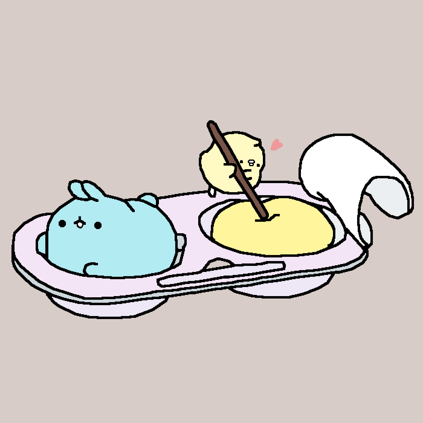 Editing fat bunny fat duck - Free online pixel art drawing tool - Pixilart