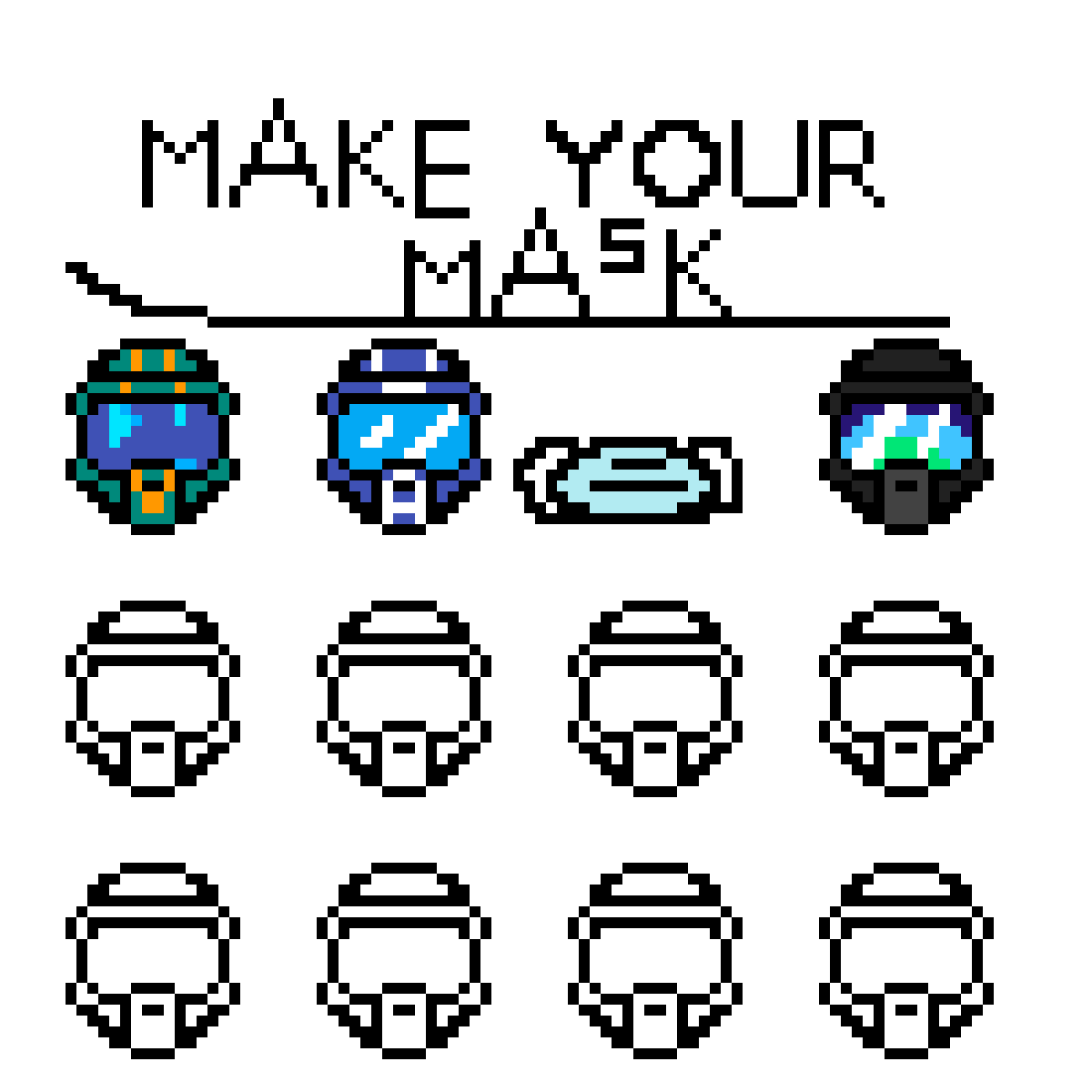 Editing mask - Free online pixel art drawing tool - Pixilart