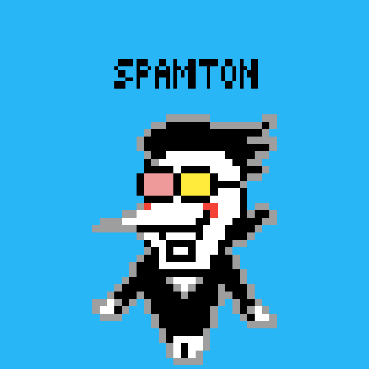 Pixilart - Spamton deltarune by Bugboynz