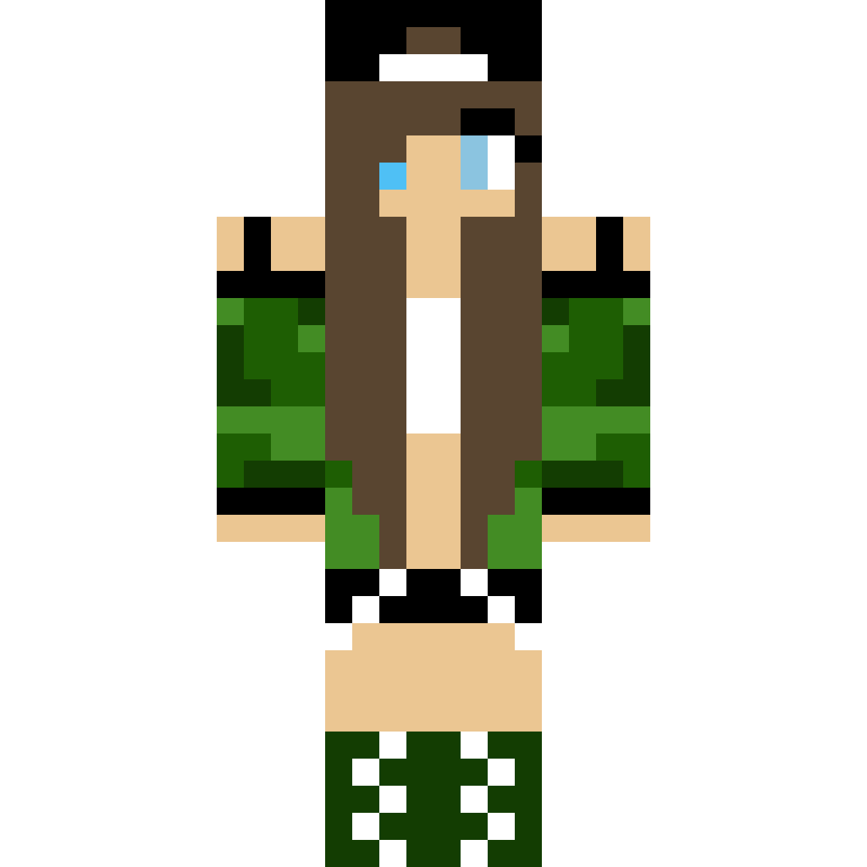 Editing camouflage minecraft skin - Free online pixel art drawing tool ...