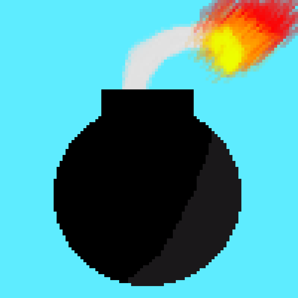 Pixilart - Bomb by 06yalpehtpilihP