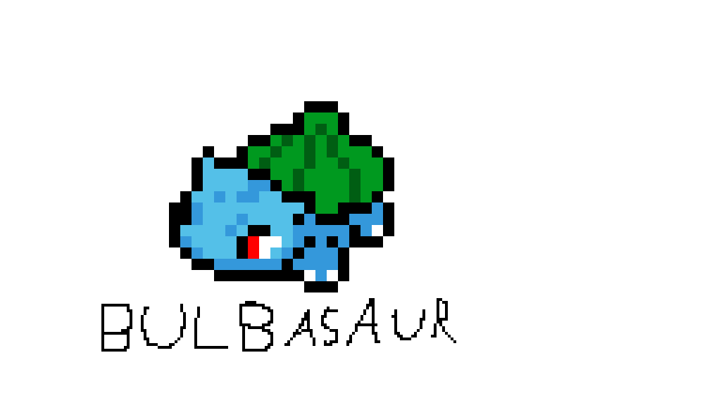 Pixilart - Bulbasaur by ImMrP3nguin