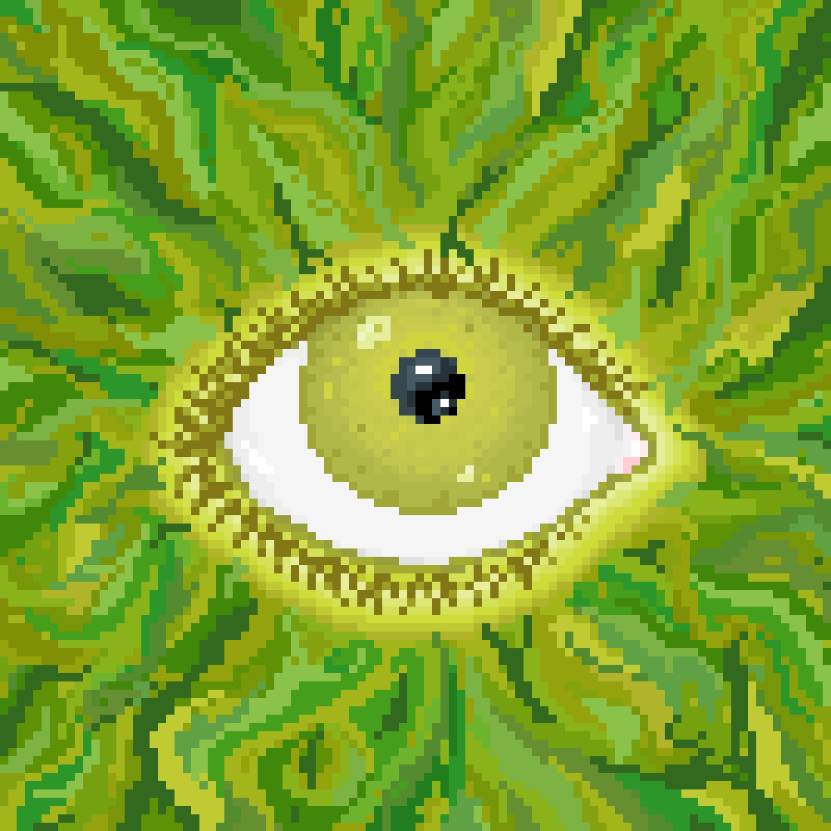 Pixilart - plant eye by ivy-dream