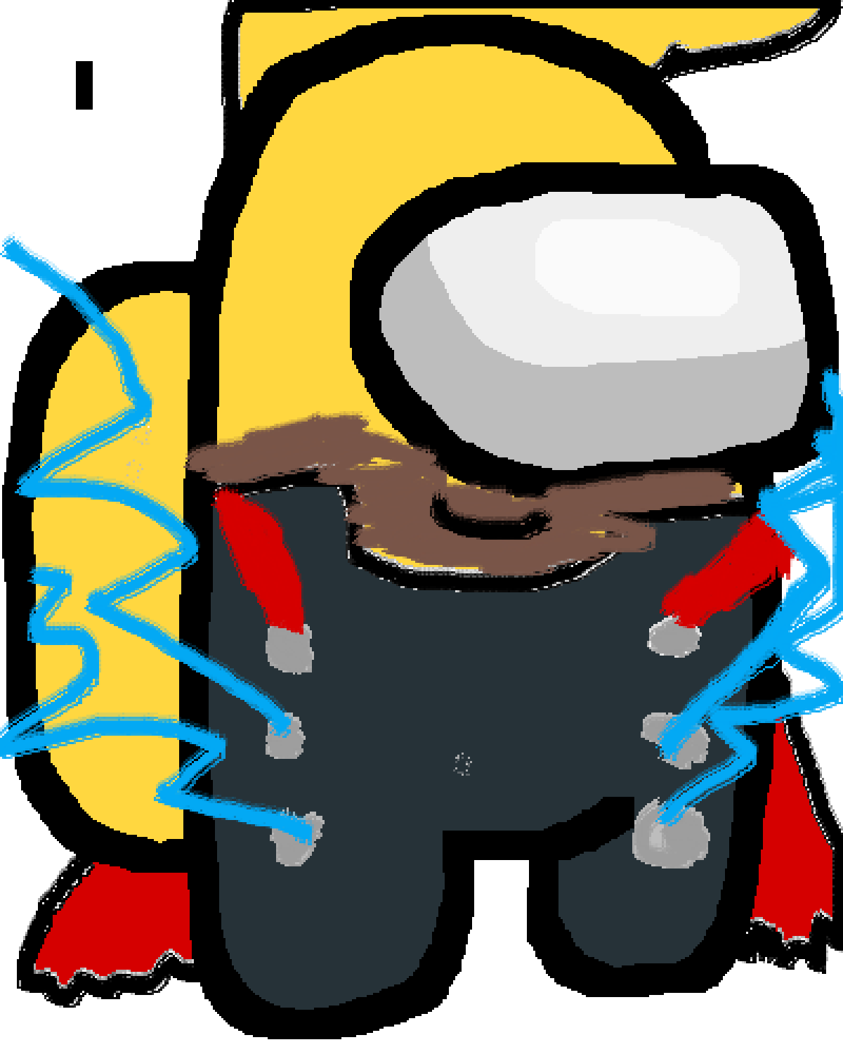 Editing Among us Thor - Free online pixel art drawing tool - Pixilart