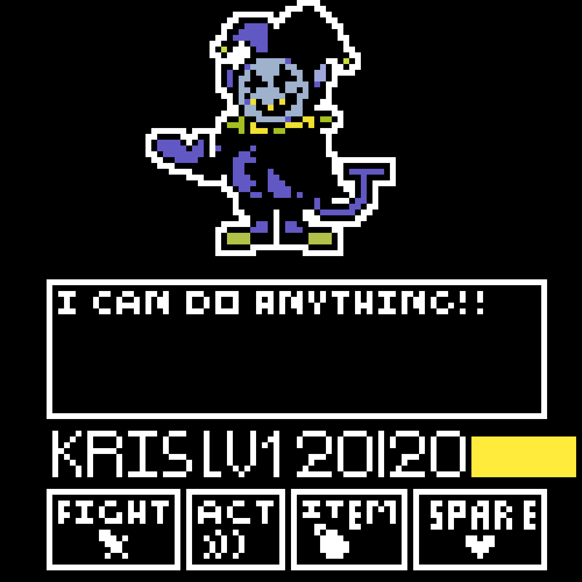 Pixilart - Jevil in undertale by TheTrollFaceDud