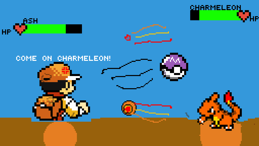 Editing The begining of the pokemon journey - Free online pixel art ...