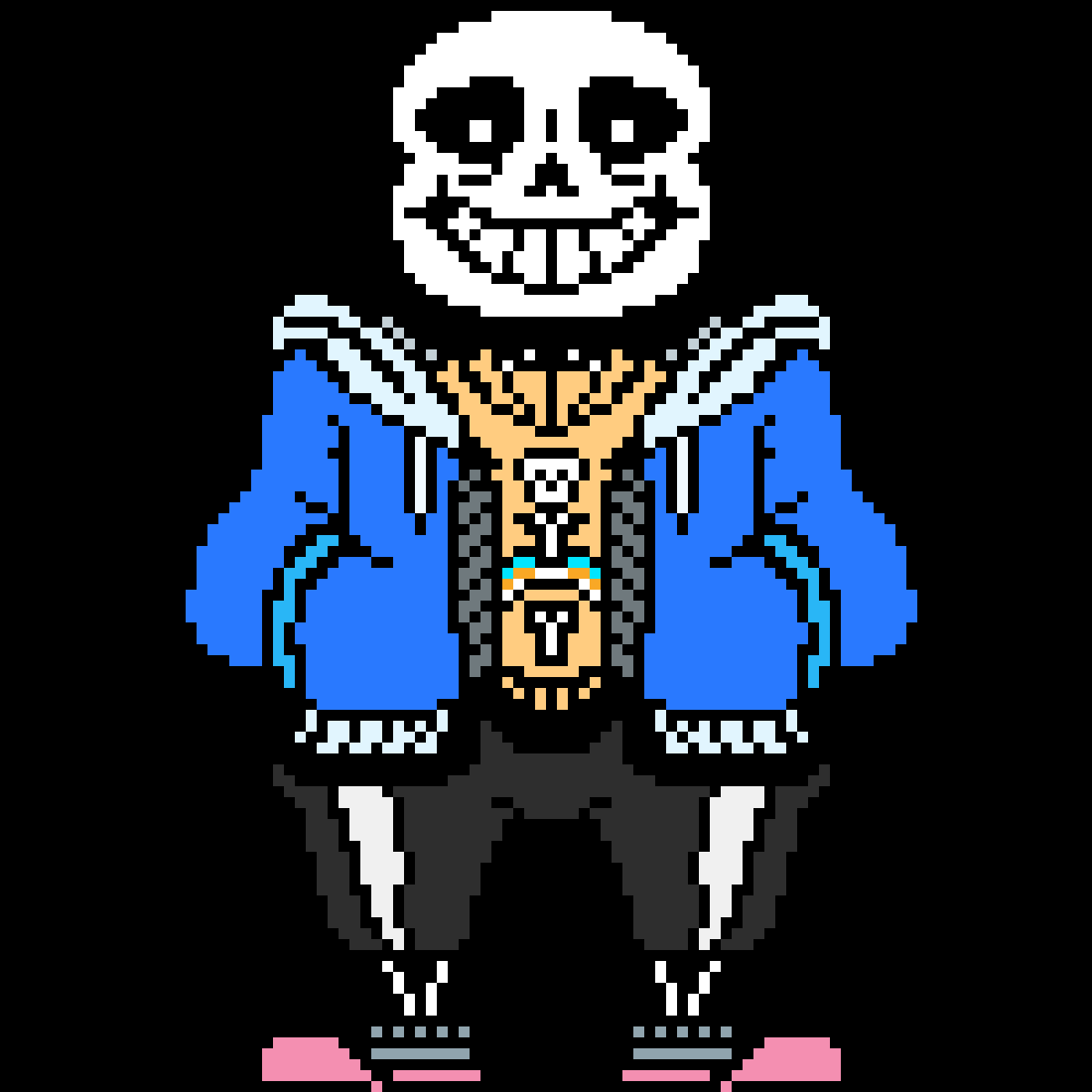 Pixilart - Sans Sprite Reimagined by KawaiiMushroom
